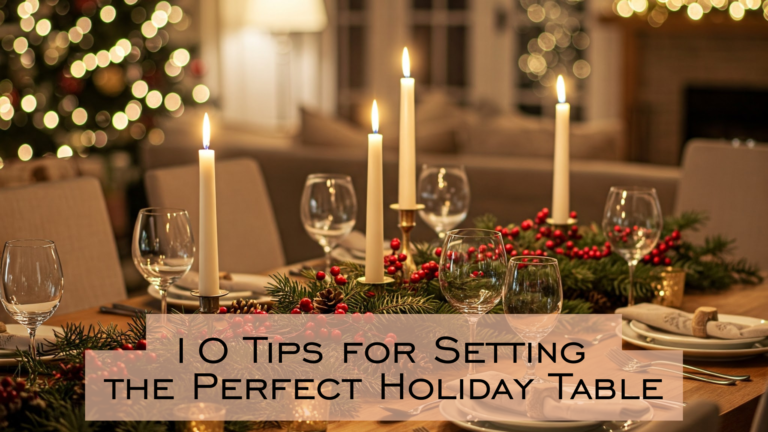 10 Tips for Setting the Perfect Holiday Table – Crystal Hall